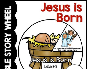 Jesus Birth Bible Craft Activity Christmas Church Sunday - Etsy
