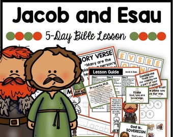 Jacob and Esau, Bible Story for Kids, Sunday School Activity, I Spy ...