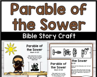 Parable of the Talents, Jesus Parables, Bible Story Activity, Mini Book ...