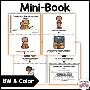 Daniel and the Lions' Den Bible Story Sequencing Activities for Kids ...