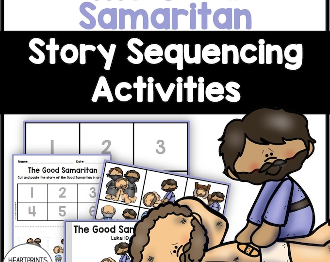 Printable Good Samaritan Instant Puppet Show Bible Story Parable Stick ...