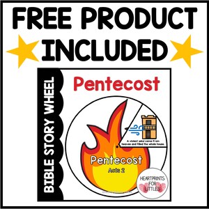 Pentecost Bible Story Bundle, 5-day Bible Lesson, Sequencing Activities ...