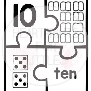 Bible Number Puzzles, Preschool Puzzles, Preschool Math, Homeschool ...