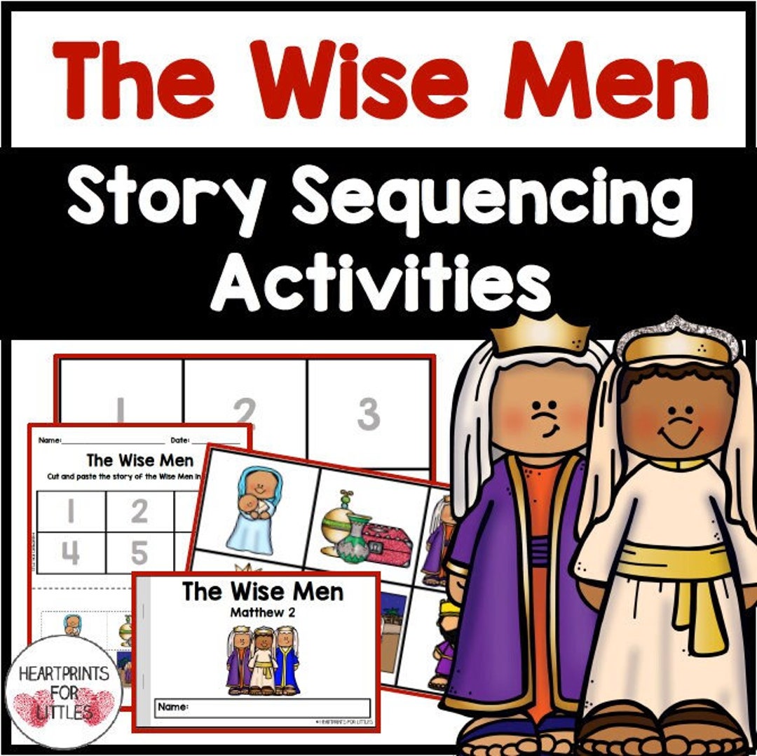 Wise Men Bible Story Sequencing Activities (digital Download) - Etsy