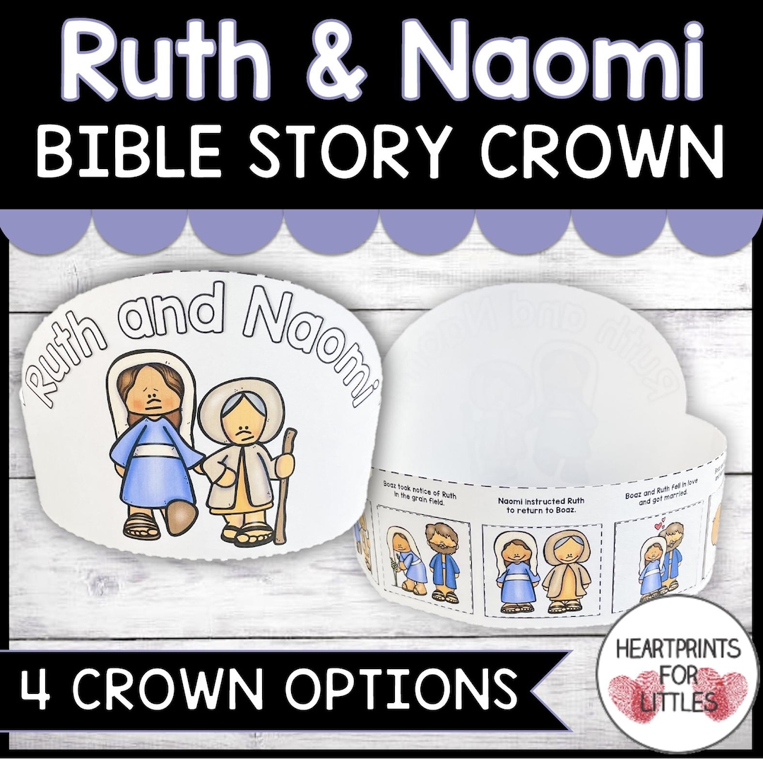 Ruth and Naomi Bible Story Crown, Bible Headband, Sunday School ...