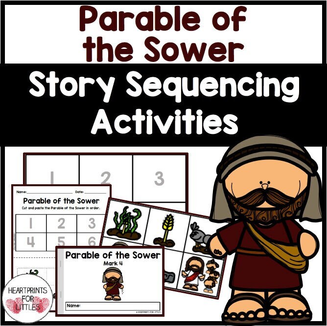 Parable of the Sower Bible Story Sequencing (Instant Download) - Etsy