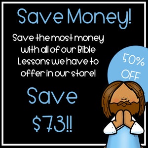 Bible Lesson Mega Bundle, 43 Weeks of Sunday School or Homeschool ...