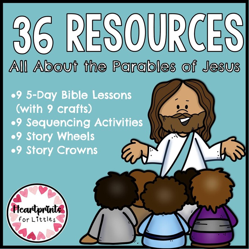 Parables of Jesus Mega Bundle, Bible Activities (digital Download) - Etsy