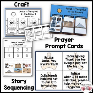 Jesus is Tempted Bible Lesson, Homeschool & Sunday School Activities ...
