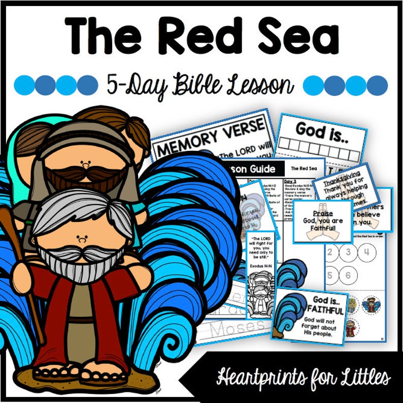 Moses and the Red Sea Bible Story Bundle 5-day Bible Lesson - Etsy