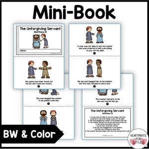 The Parable of the Unforgiving Servant Bible Story Sequencing ...