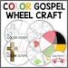 Color Gospel Wheel Craft, Sharing the Gospel Visual, Bible Activity for ...