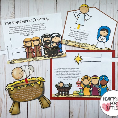 Advent Story Cards for Kids Christmas Story Cards Bible | Etsy Canada