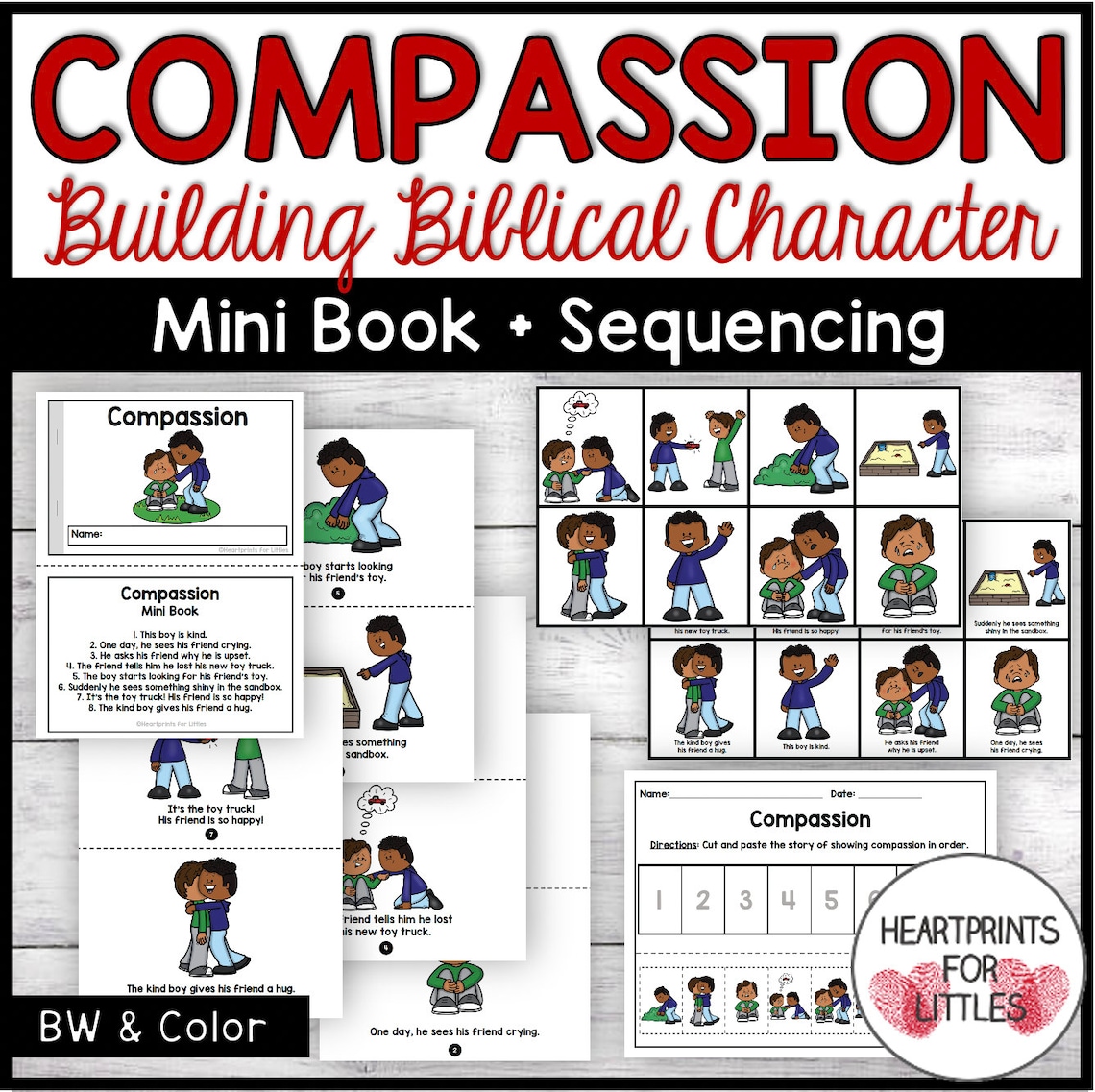 Compassion Bible Lesson & Activities, Building Biblical Character ...