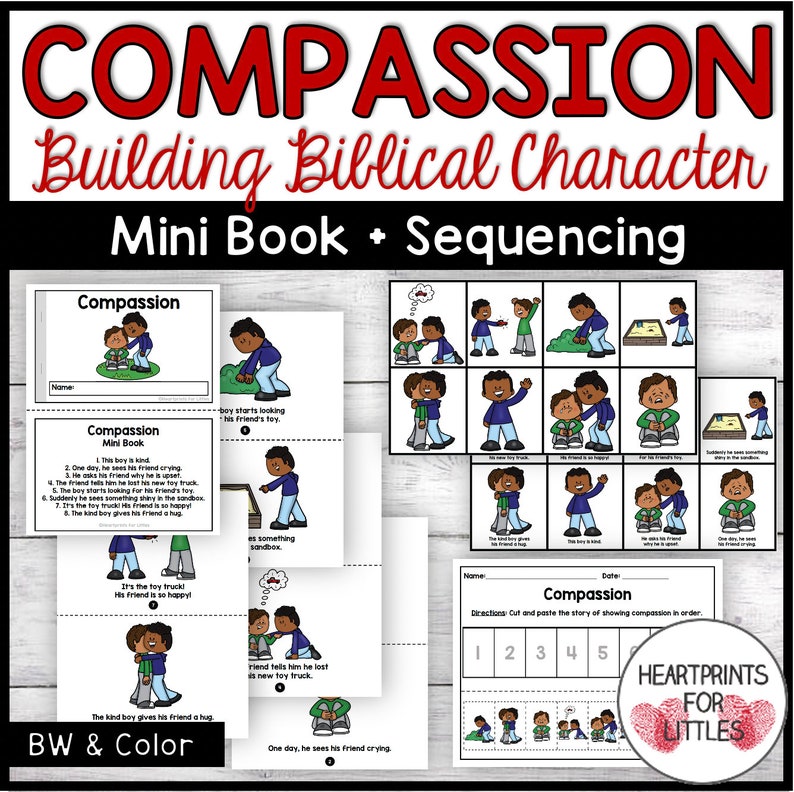 Compassion Bible Lesson & Activities, Building Biblical Character ...