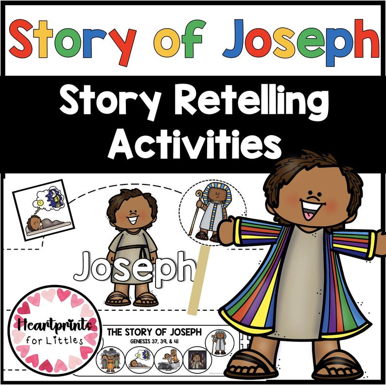 Joseph Bible Story Activities Bundle (digital Download) - Etsy