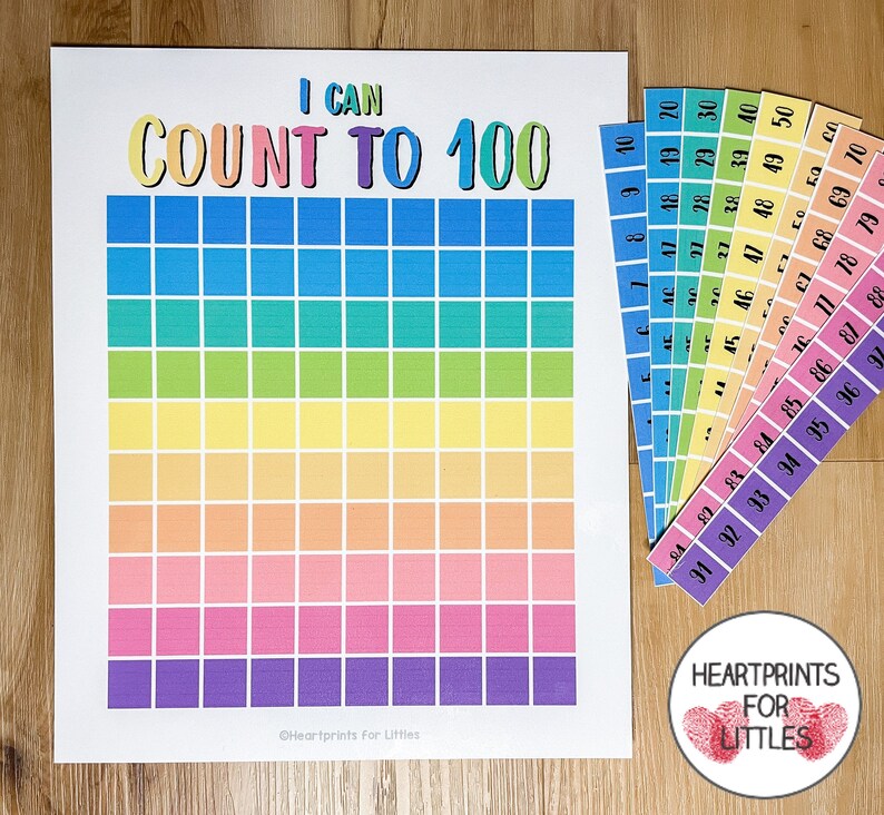 Hundred Charts Hands-on Number Chart Skip Counting Oral - Etsy