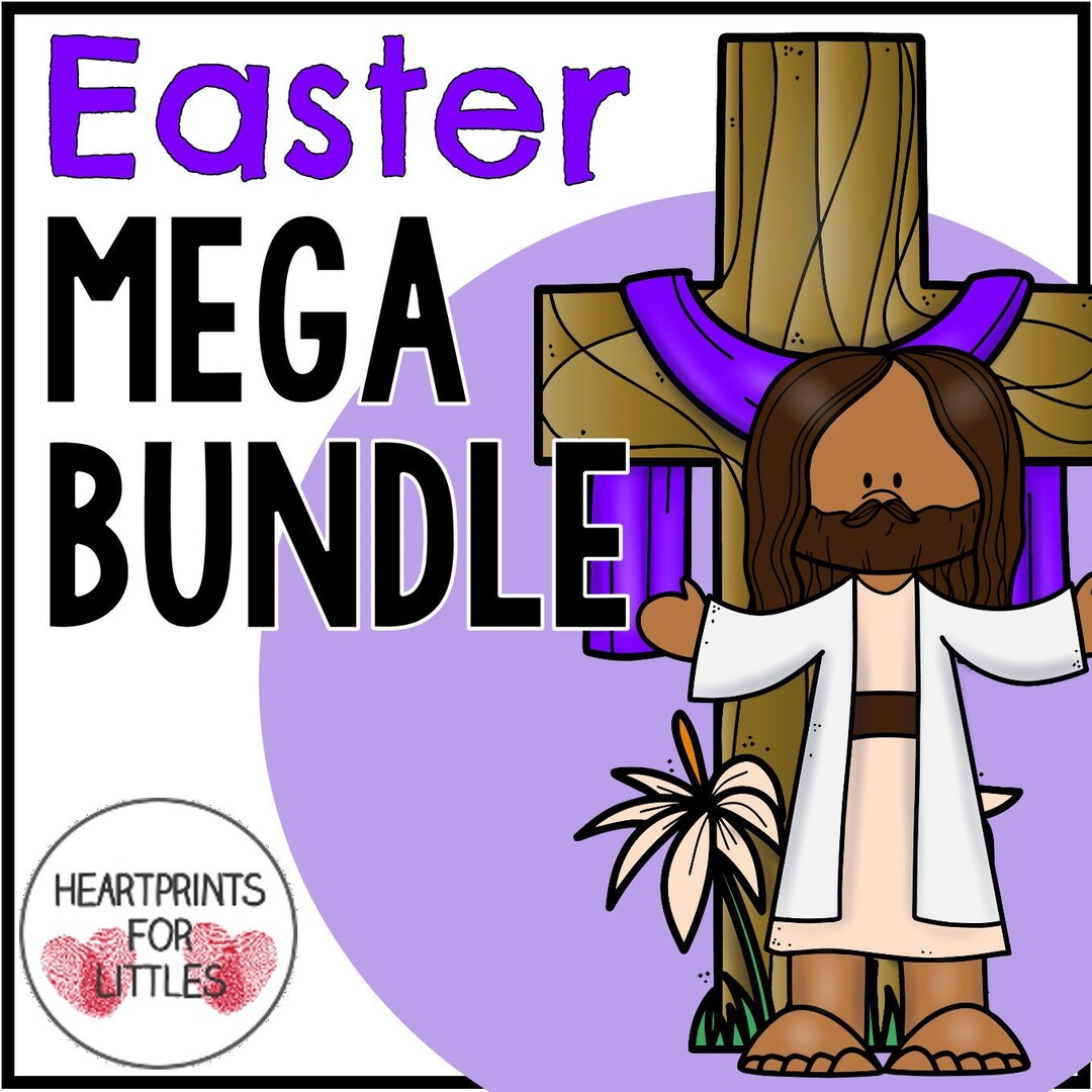 Easter Mega Bundle, 30% OFF, FREE Lent Bundle, Easter Activities ...