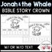 Jonah and the Whale Bible Story Crown, Bible Headband, Sunday School ...