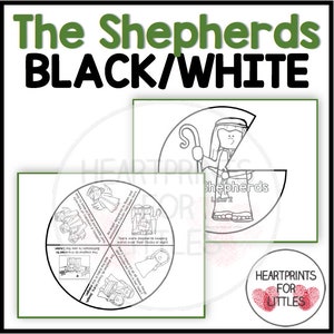 Christmas Bible Story Wheel the Shepherds Bible Story Craft - Etsy