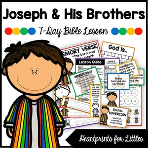 Joseph and His Brothers Bible Story Bundle, 7-day Bible Lesson ...