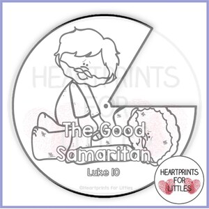 The Good Samaritan Bible Story Wheel: Sunday School Craft (digital ...