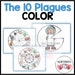 The 10 Plagues of Egypt Bible Story Wheel, Bible Story Craft, Sunday ...
