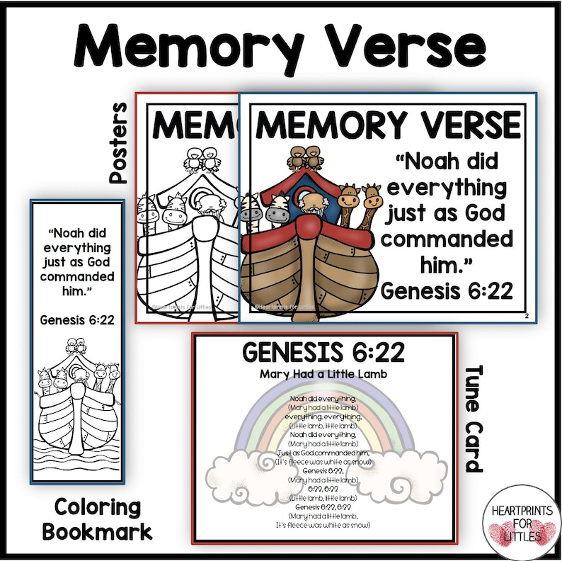 Noah's Ark Bible Lesson, Genesis 6-9, Homeschool & Sunday School ...