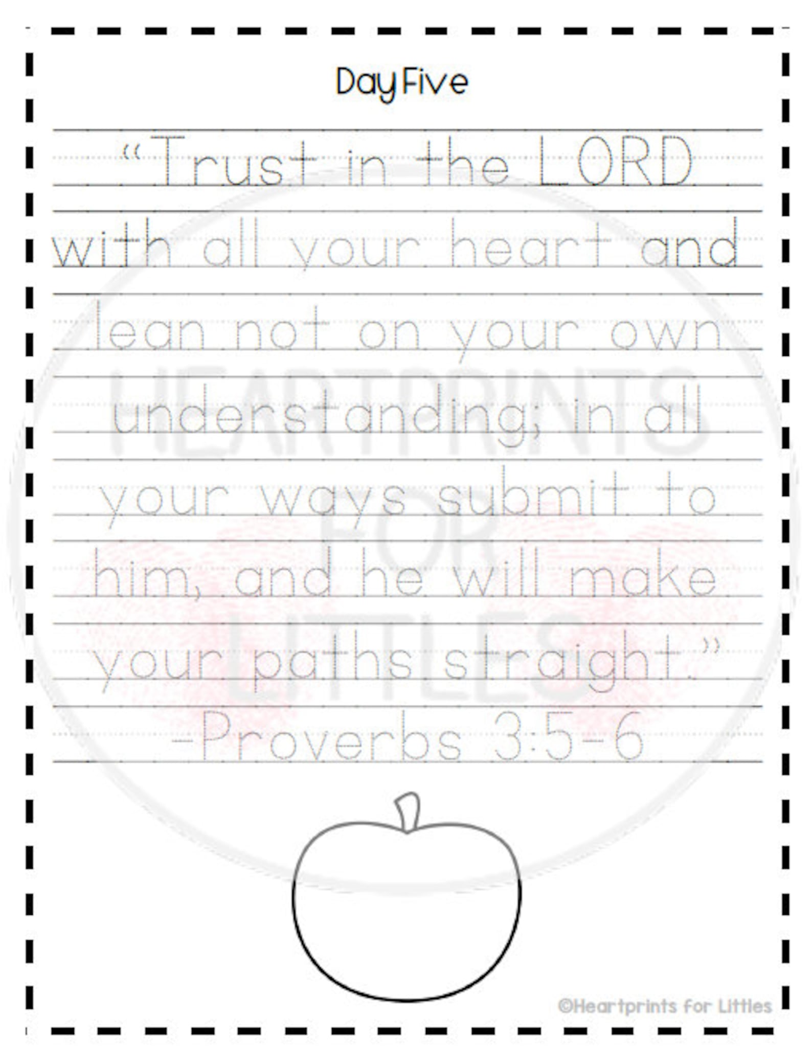 Back to School Bible Verse Handwriting Practice Bible Verse - Etsy