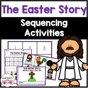 Easter Story Cards, Resurrection Eggs Printable, Easter Story ...