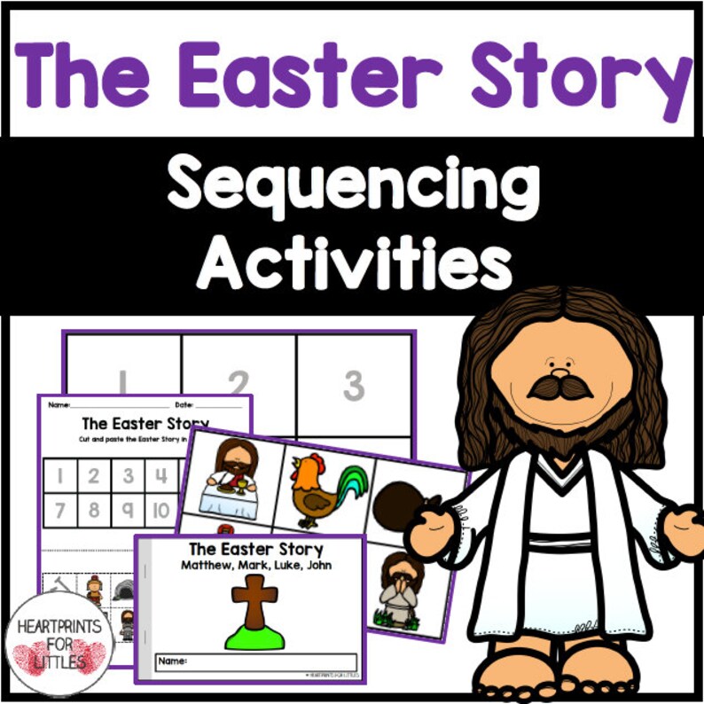 Easter Story Cards Resurrection Eggs Printable Easter Story - Etsy