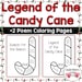 Legend of the Candy Cane Craft, Christmas Poem, Sunday School Craft and ...