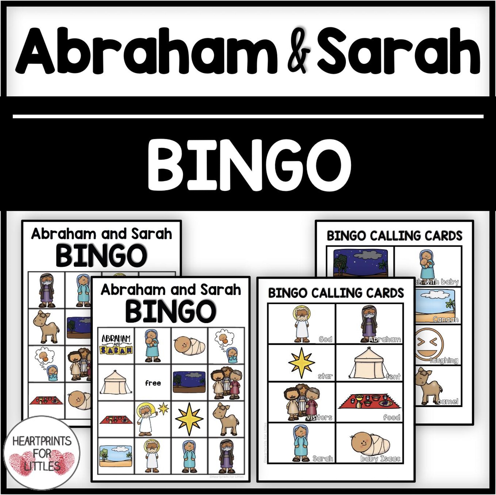 Abraham and Sarah Bible Story Games, Bingo, Memory Match, & More ...