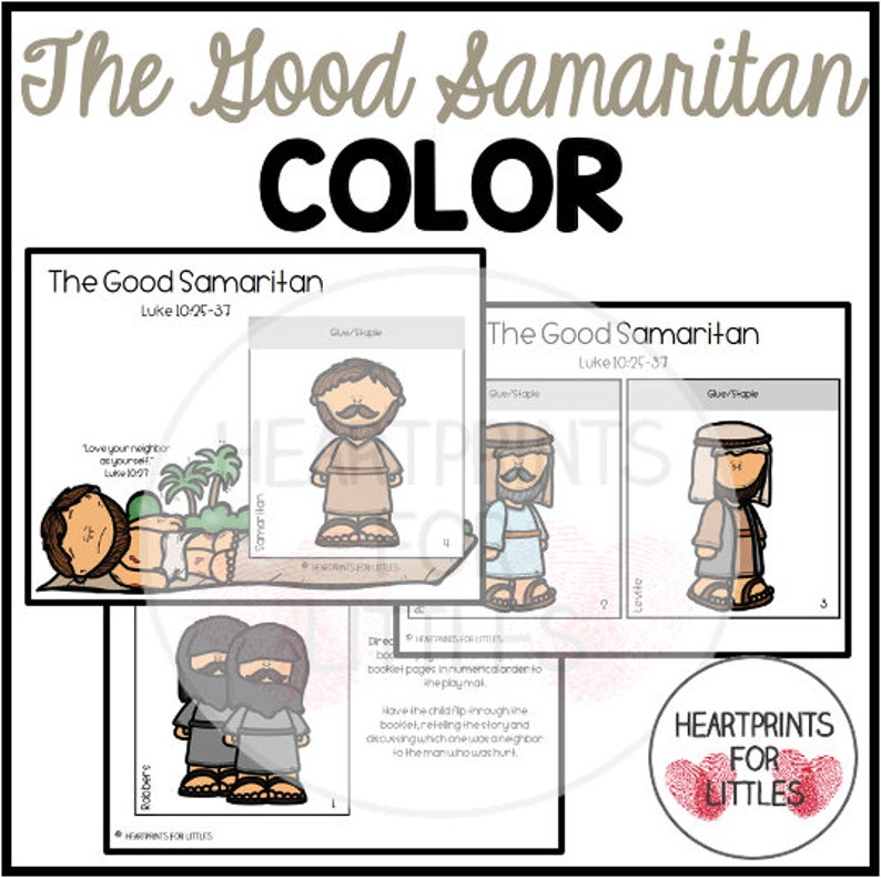 The Good Samaritan Bible Craft for Kids Sunday School Craft - Etsy Ireland