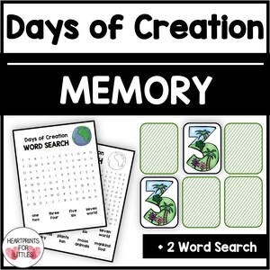 7 Days of Creation Bible Story Games, Bible Games, Sunday School Games ...
