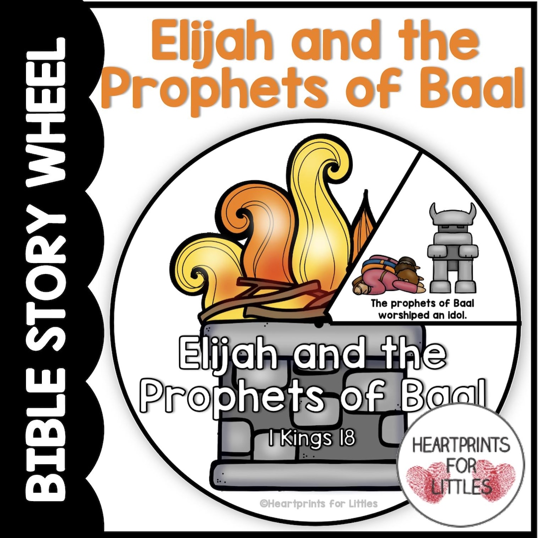 Elijah and the Prophets of Baal Story Wheel: Sunday School Craft ...