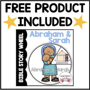 Abraham and Sarah Bible Story Bundle, Bible Story Activities, 1 FREE ...