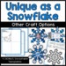 Unique as a Snowflake Sunday School Crafts, Winter Crafts, Sunday ...