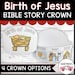 Birth of Jesus Bible Story Crown, Nativity Headband, Sunday School ...