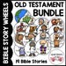 Old Testament Bible Story Wheels Bundle, Kids Sunday School Crafts ...