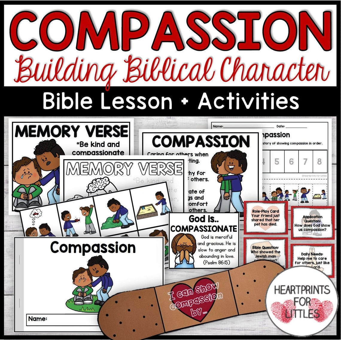 Compassion Bible Lesson & Activities, Building Biblical Character ...