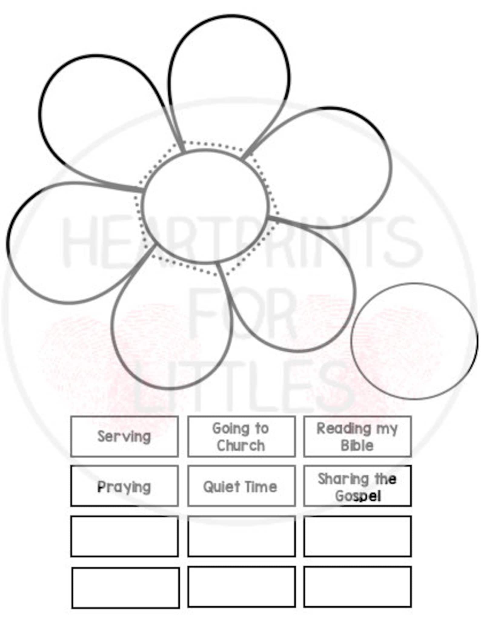 Growing in Christ Craft for Kids Sunday School Craft - Etsy UK