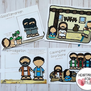 New Testament Bible Story Crafts-set 5 Bible Crafts | Etsy