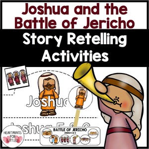 Joshua and the Battle of Jericho Bible Story Bundle, 5-day Bible Lesson ...