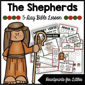 Christmas Bible Lesson Bundle, the Nativity, Bible Activities and ...