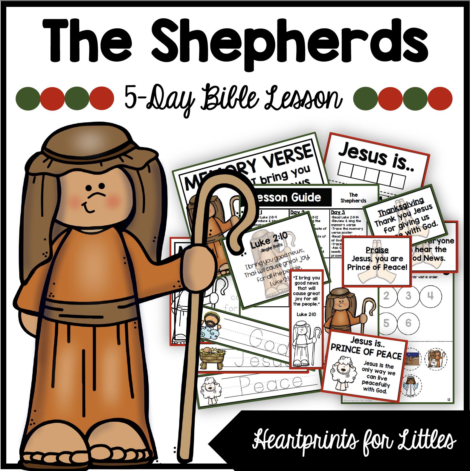 Christmas Bible Lesson Bundle, the Nativity, Bible Activities and ...