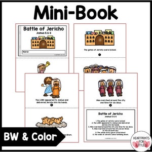 Joshua and the Battle of Jericho Bible Story Sequencing Activities for ...