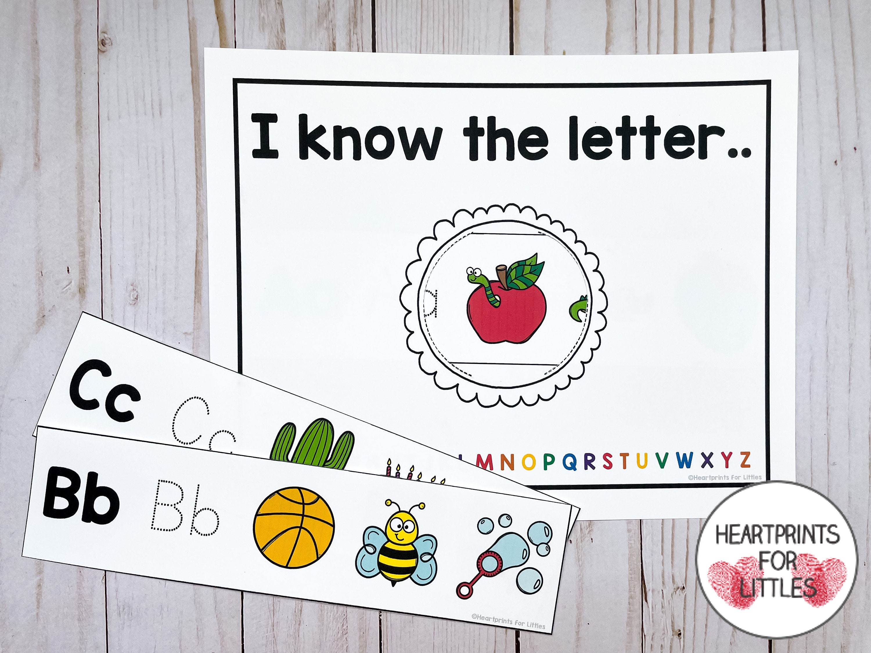 I Know the Alphabet Letter Identification Beginning Letter - Etsy