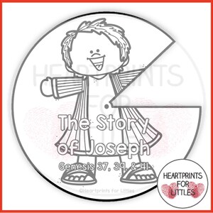 The Story of Joseph Bible Story Wheel, Joseph and His Brothers, Bible ...