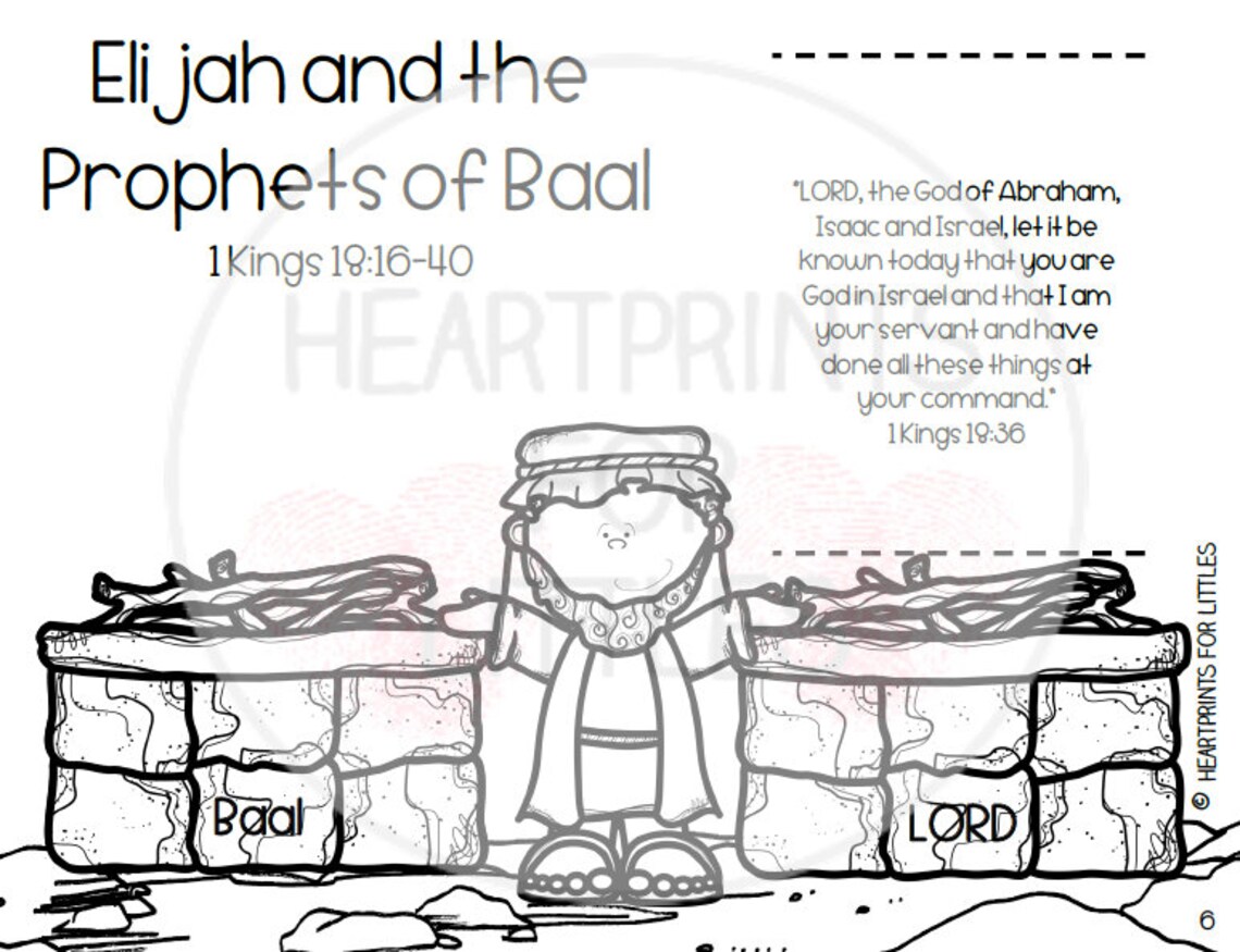 Old Testament Bible Story Crafts-set 6 Bible Crafts - Etsy